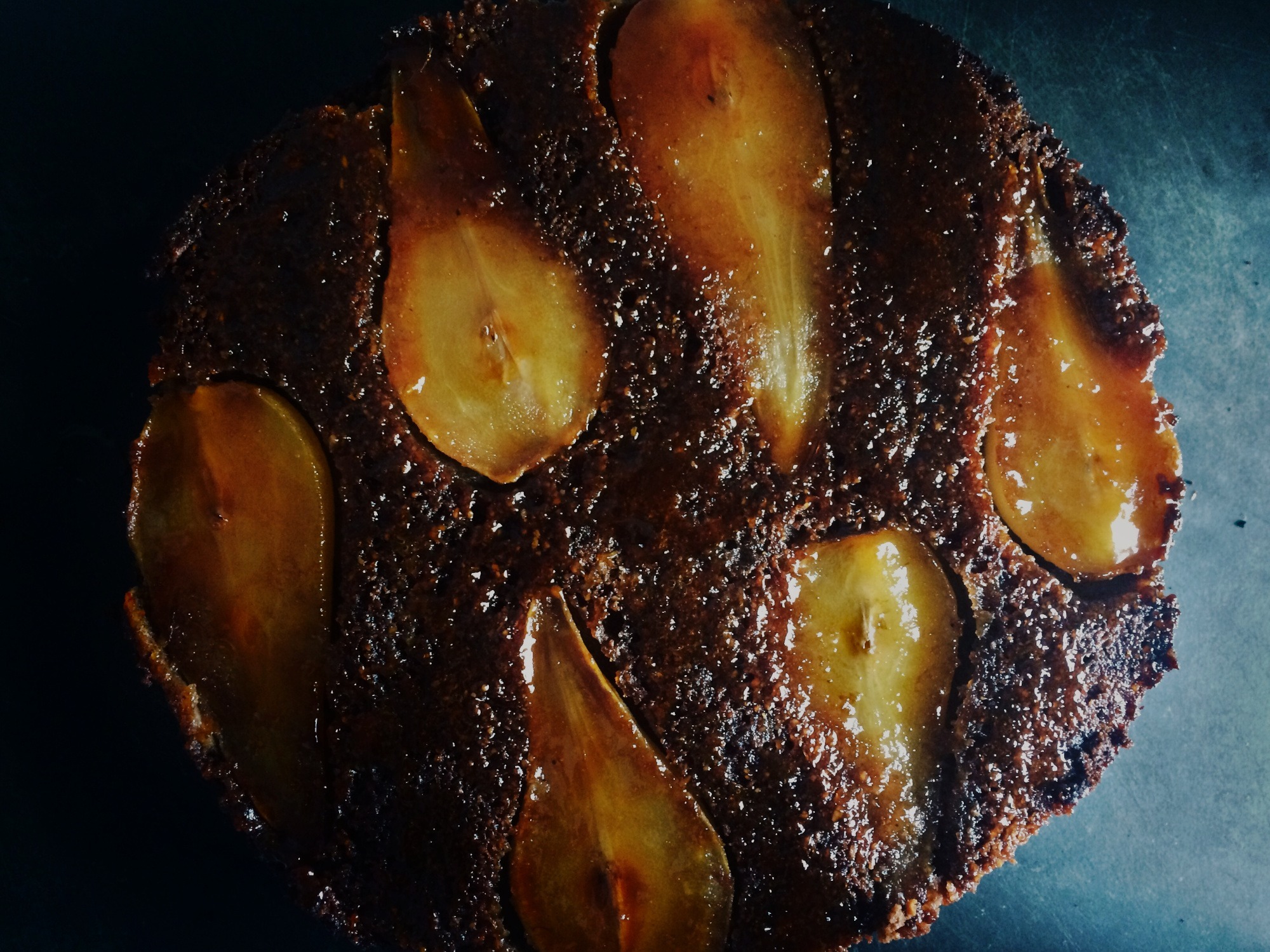 Sticky Pear and Treacle Cake - From France, With Love