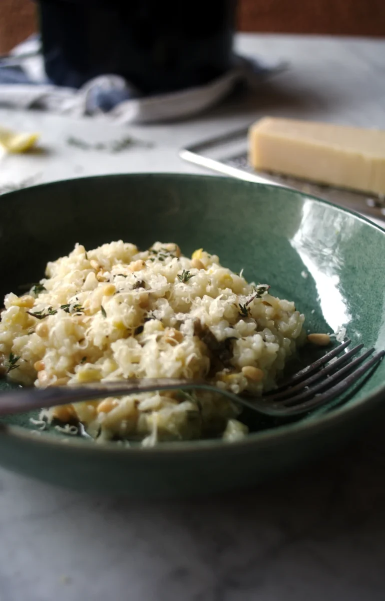 Easy Oven-Baked Risotto with Leek and Sage - From France, With Love