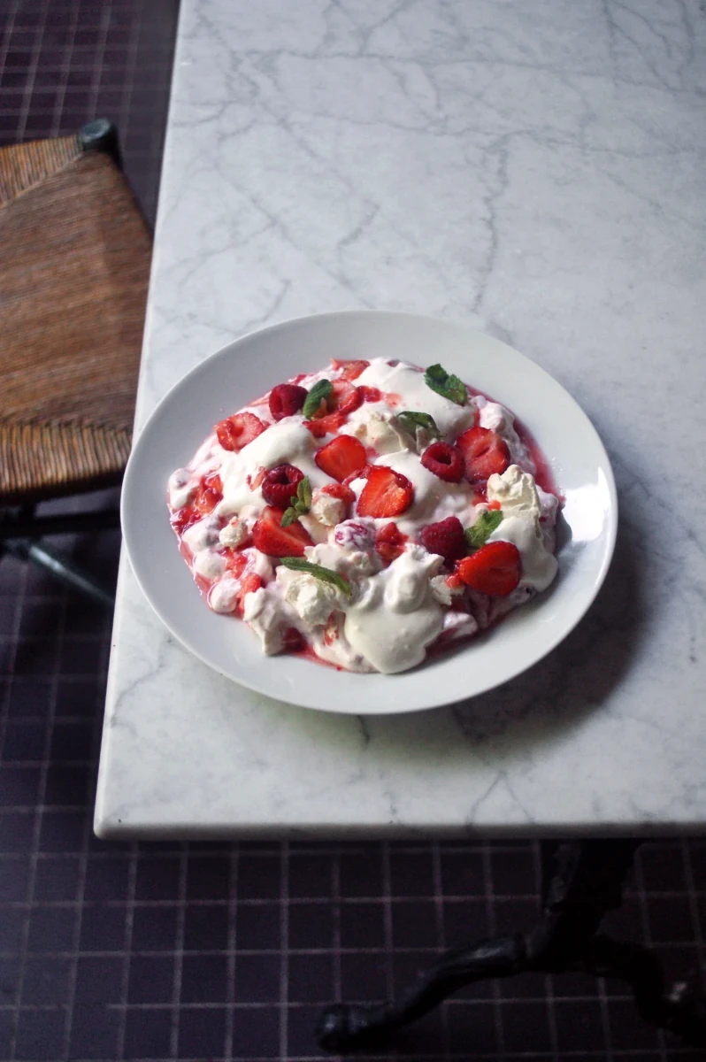 The Perfect Eton Mess with Strawberries and Raspberries - From France ...